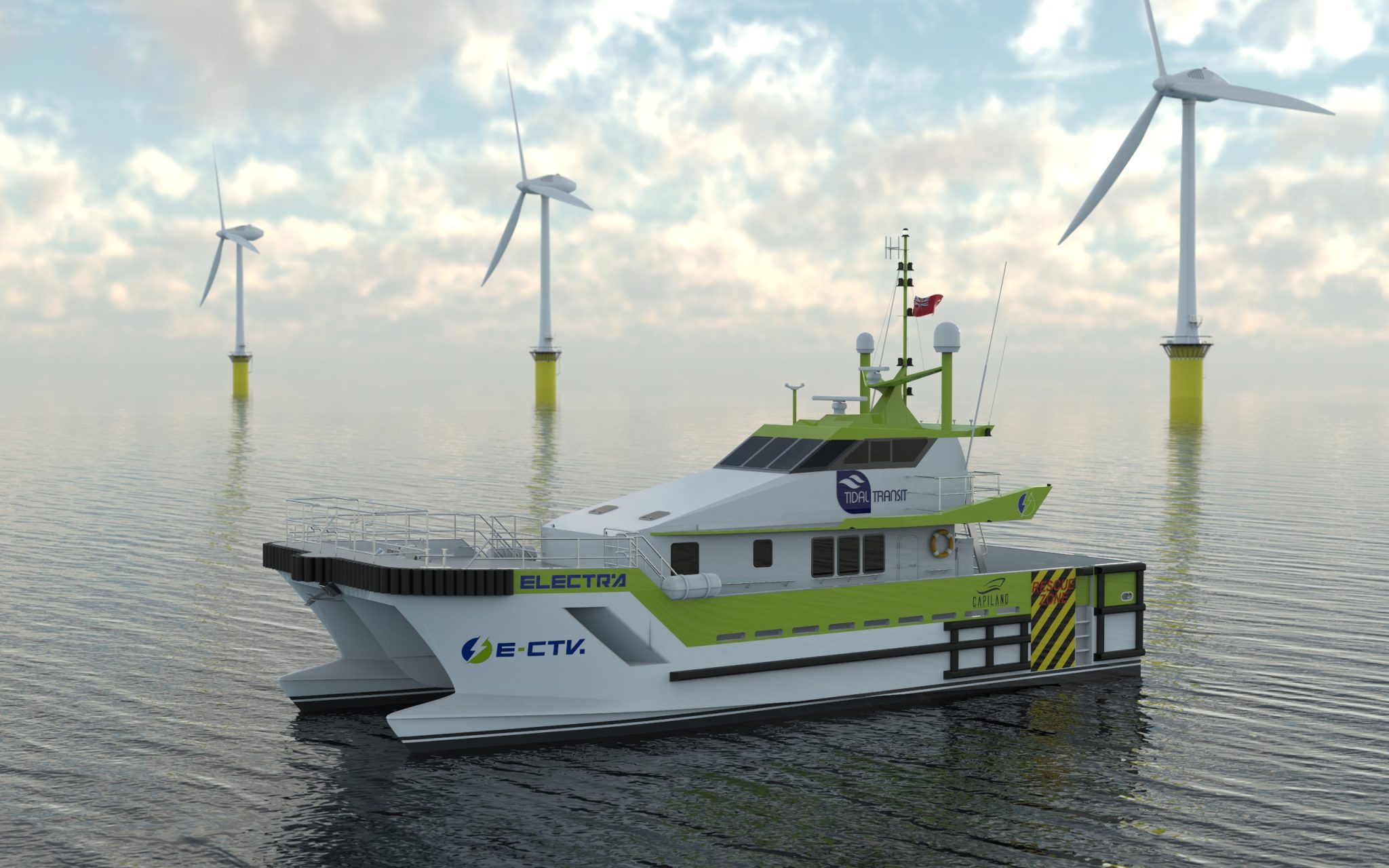 Tidal Transit to begin world’s first electric crew transfer vessel ...